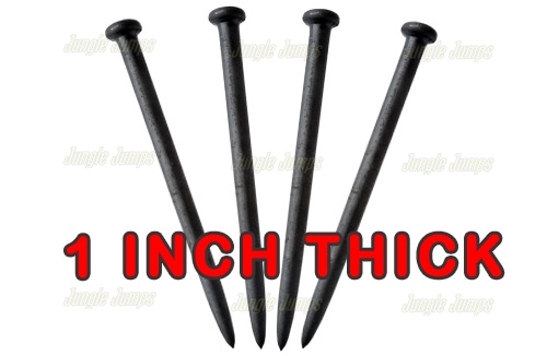 18 x 1 flat head Stakes (Sold with Inflatable Purchase Only) - JungleJumps
